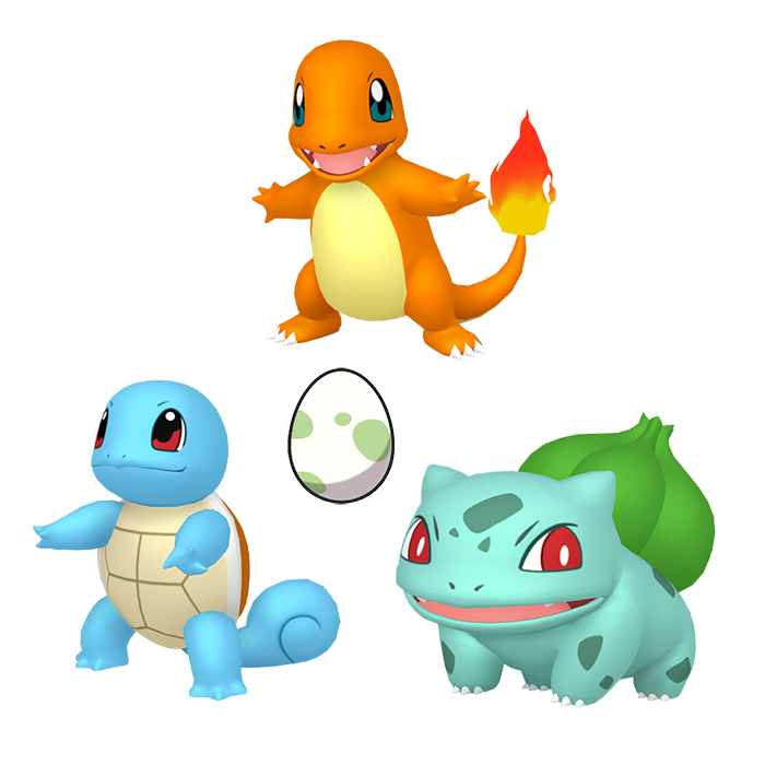 Pokemon Starters Kanto